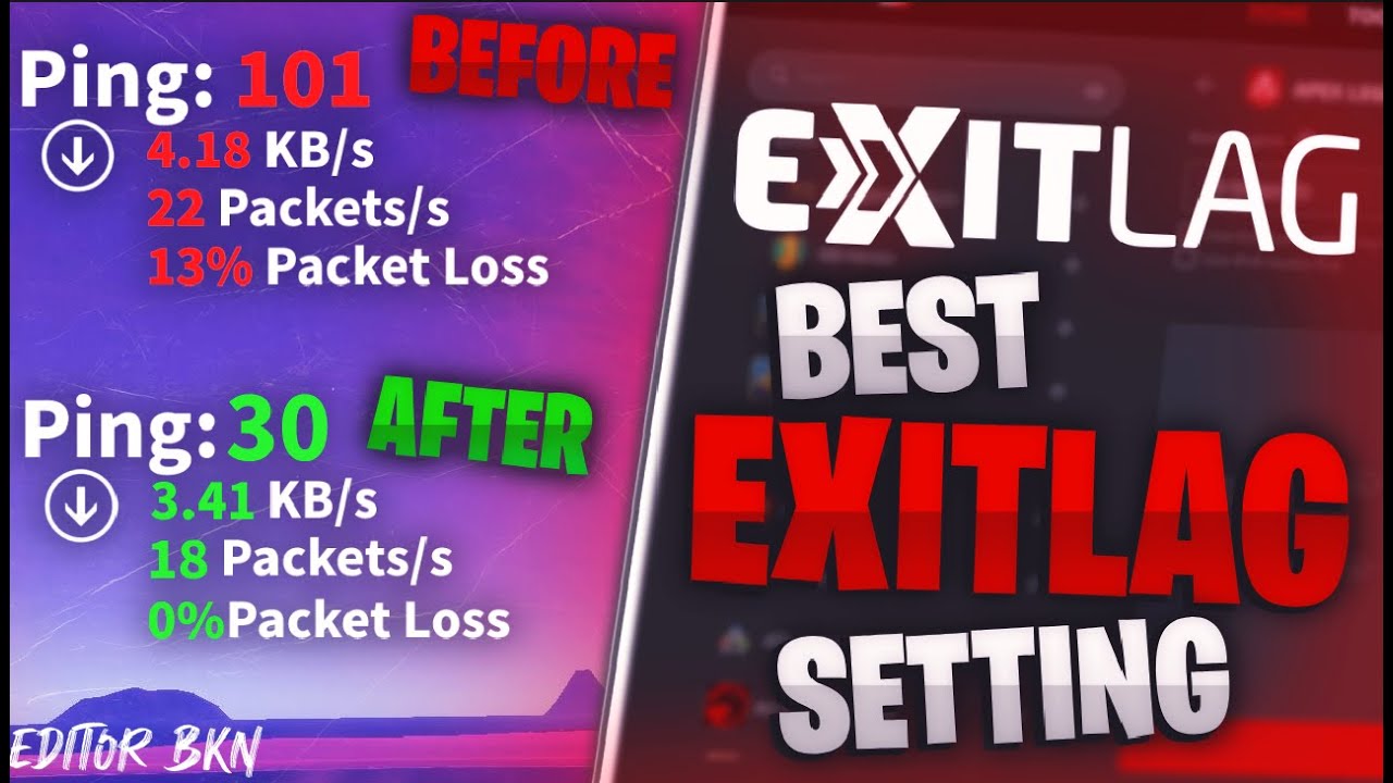 !!!اگزیت لگ مجانی Best exitlag settings🤩🧐 - YouTube