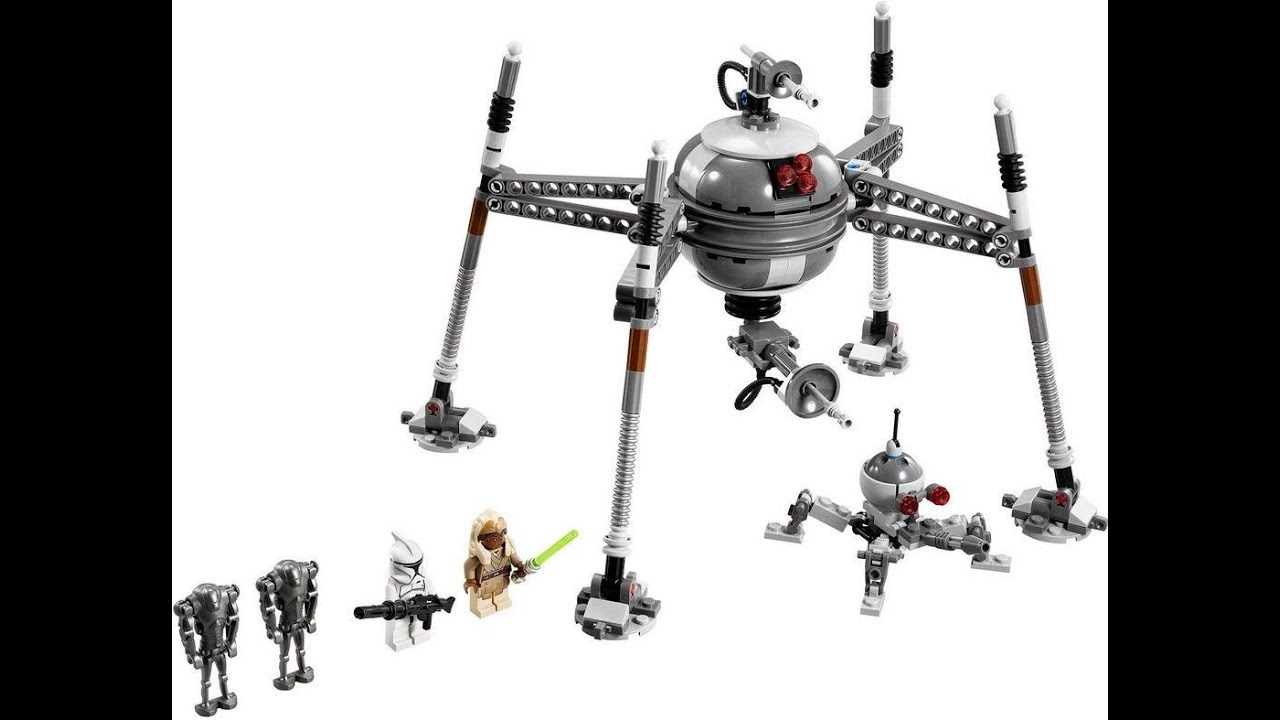 Lego Star Wars Homing Spider Droid 75016 Review - YouTube