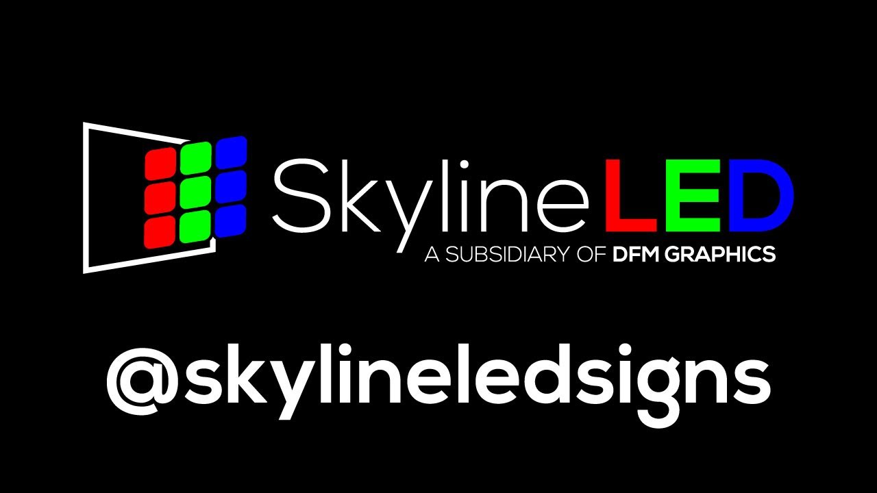 10'x6' P6 LED Sign – Skyline LED Signs – Doodlums BBQ - YouTube