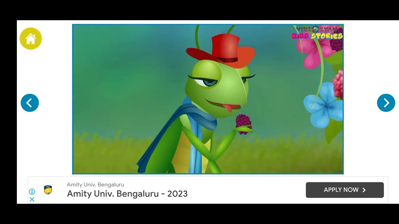 ANTS🐜 AND THE LAZY GRASSHOPPER 🦗 # KIDS LEARN WITH FUN TV - YouTube