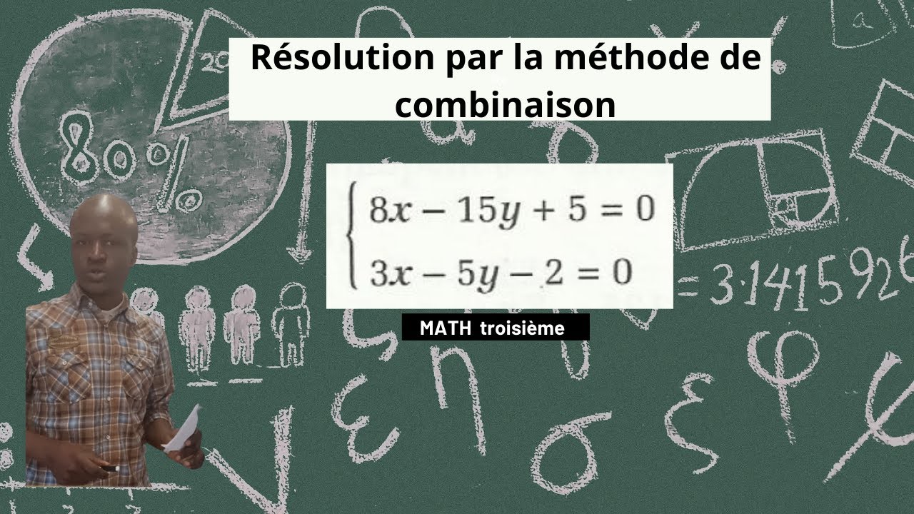 Résoudre une équation par combinaison - YouTube