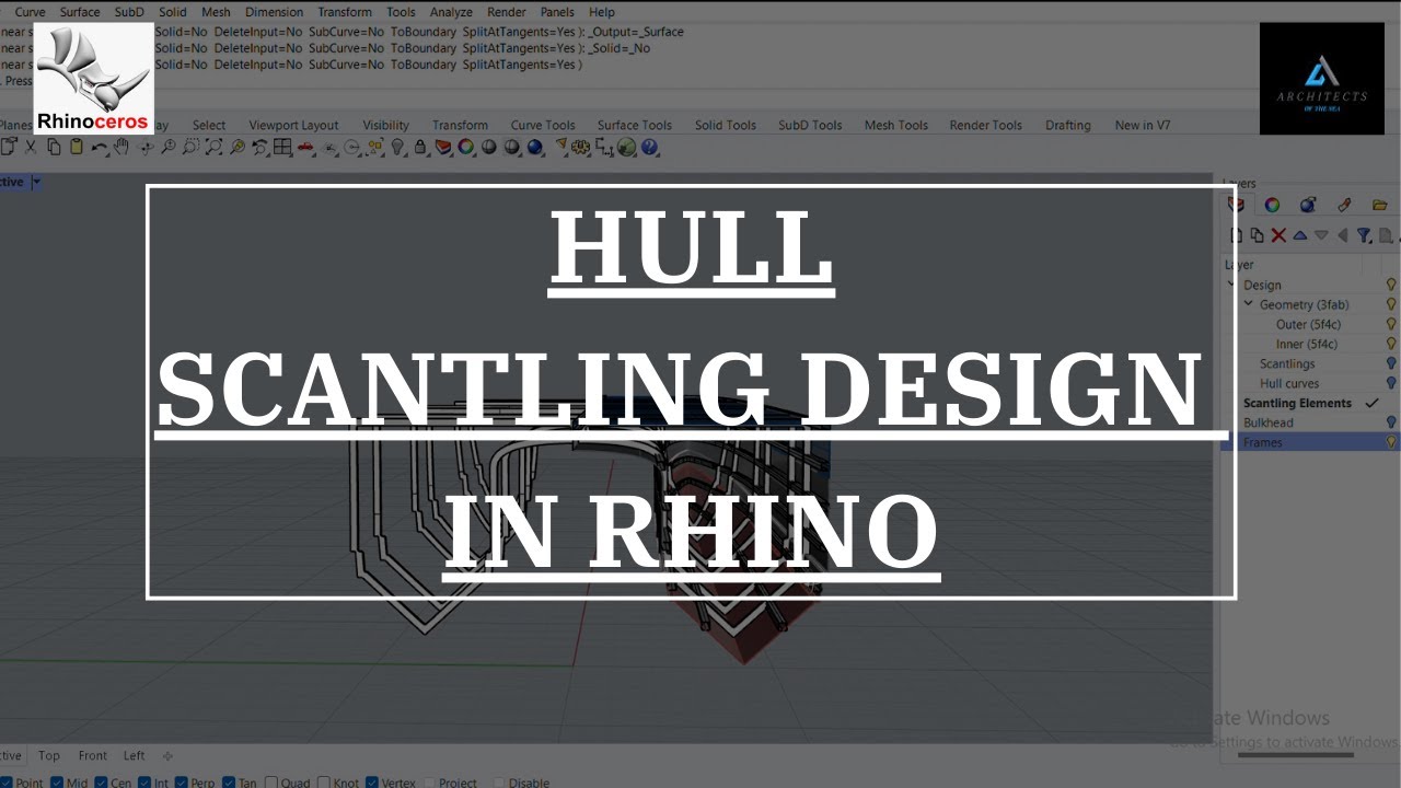 Scantling Design using Rhino Software - YouTube