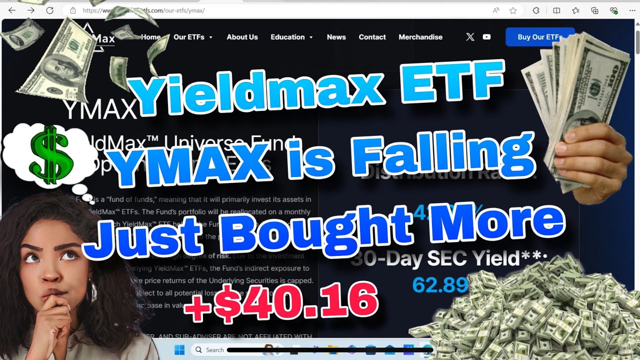 YMAX is TANKING & I’m Buying MORE & THIS is WHY *YMAX Strategy* - YouTube