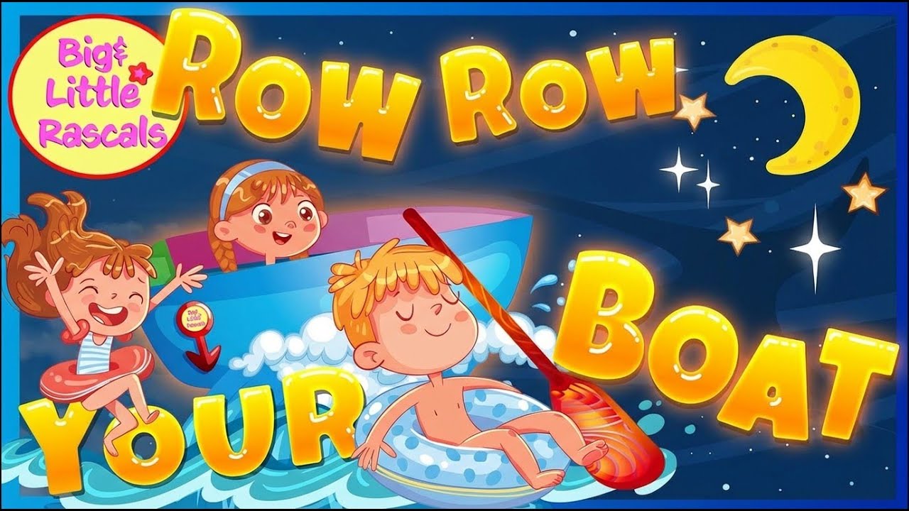 Row Row Row Your Boat | Nursery Rhymes Fun Sing Along Kids Songs - YouTube