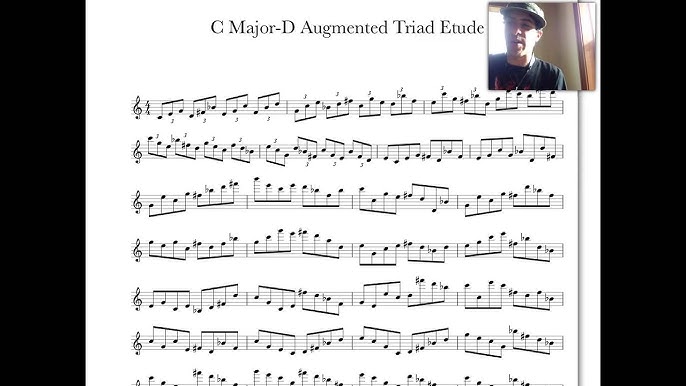 B Flat Augmented Triad