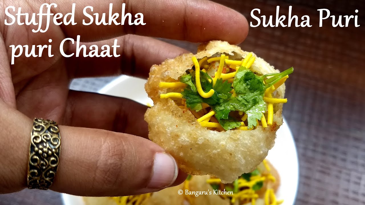 Sukha Puri Recipe | सूखा पूरी रेसिपी | Stuffed Sukha Poori Chaat ...