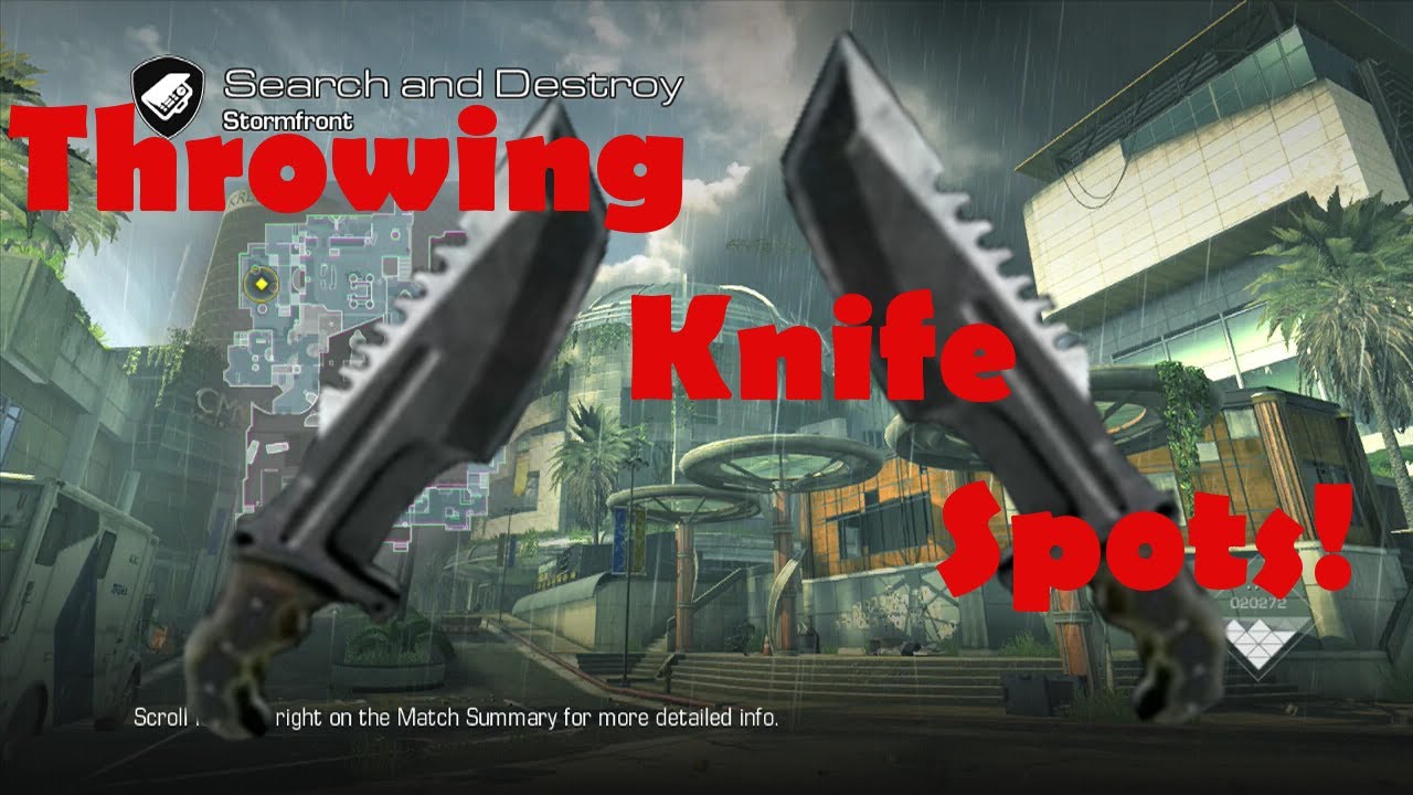 Call of Duty: Ghosts: Throwing Knife Spots: Stormfront: SND (Tutorial ...