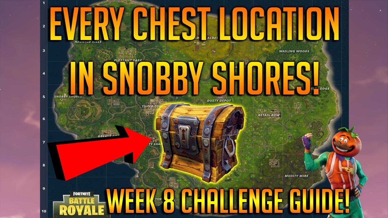 Search Chests In Snobby Shores! Fortnite Battle Royale All Snobby ...