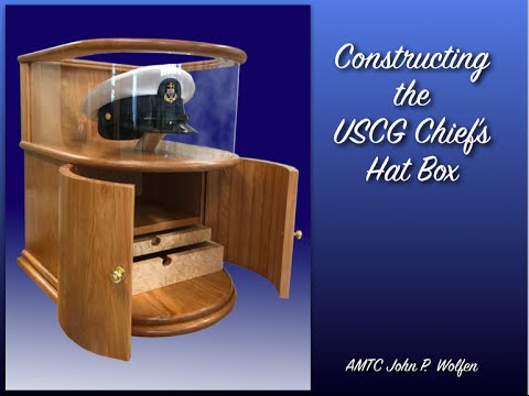 USCG Chief's hat box construction - YouTube