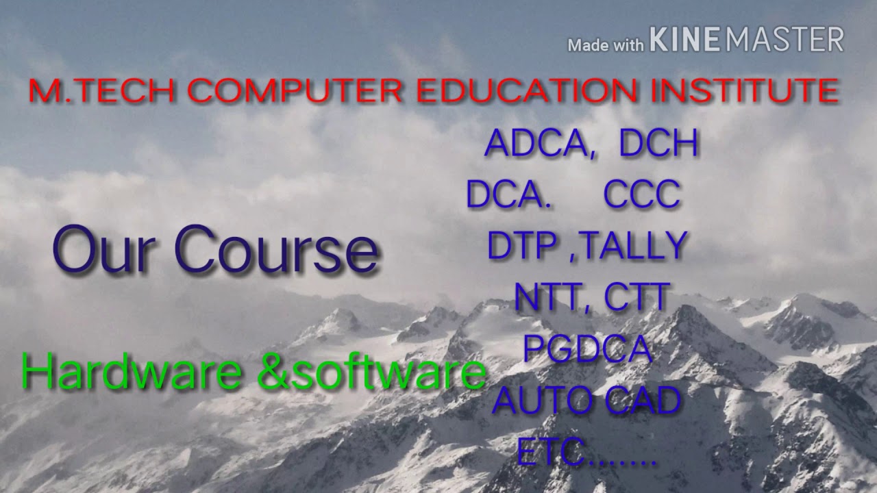 M. TECH COMPUTER EDUCATION INSTITUTE STATION ROAD HANDIA ALLAHABAD MOB ...