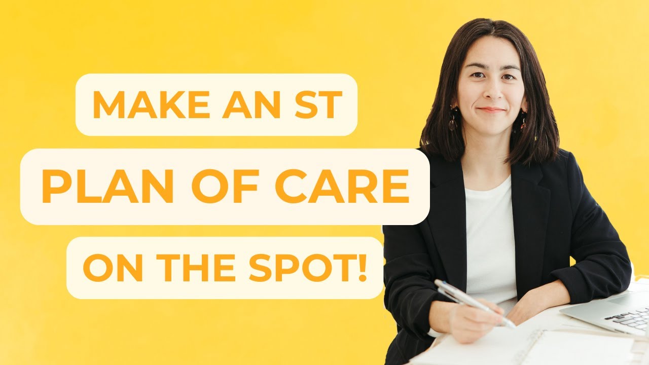 Score & Make a Plan of Care—On The Spot! | How To Do An SLP Assessment ...