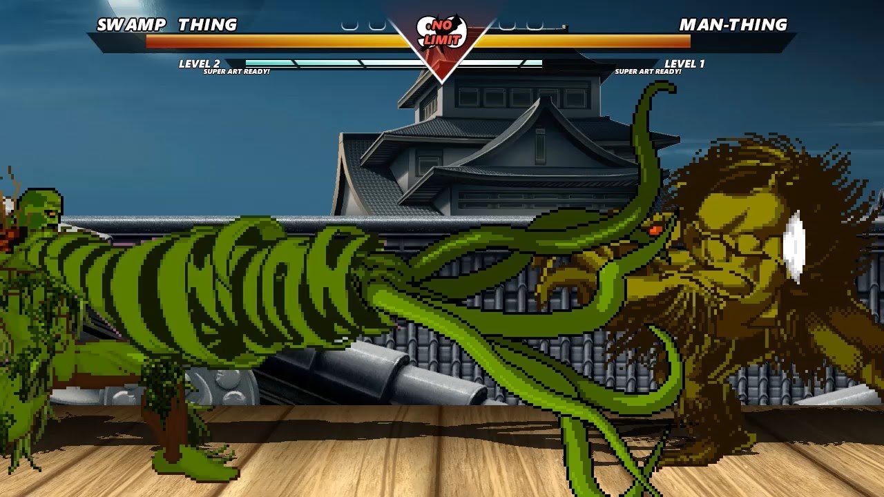 Swamp Thing vs Man Thing | Mugen | High Level Insane Epic Fight - YouTube