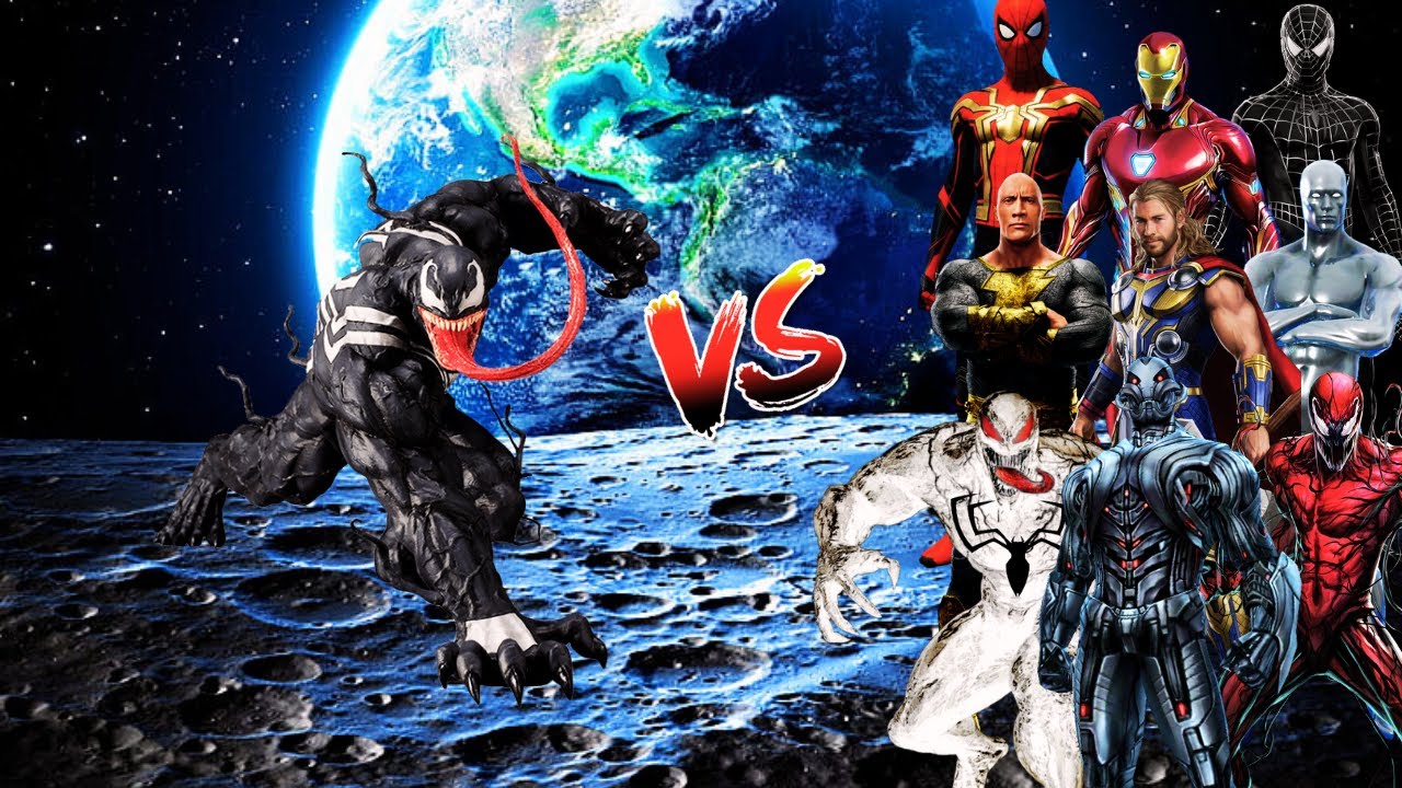 Venom Vs Marvel and DC | Four Round Fight - YouTube