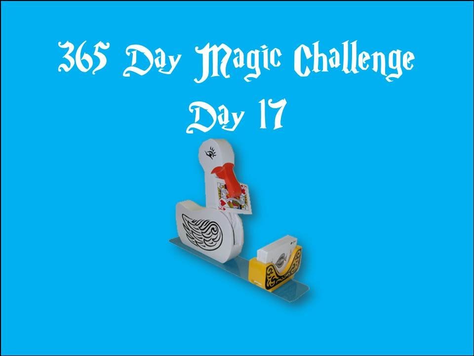 Day 17 of the 365 day magic challenge (Card Duck) - YouTube