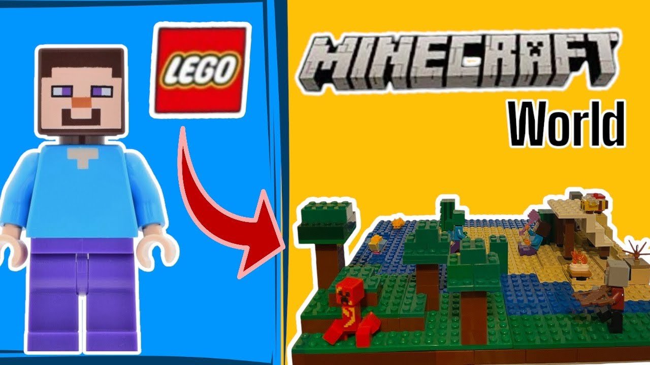 Building a Lego Minecraft world #4 - YouTube