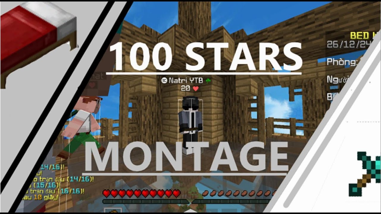 HÀNH TRÌNH LÊN 100 SAO BEDWAR TRONG SERVER 3FMC // 100 STARS MONTAGE ...