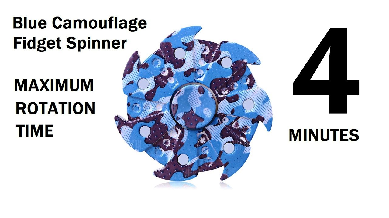 7-leaf Spinning Blade Plastic Fidget Spinner - YouTube