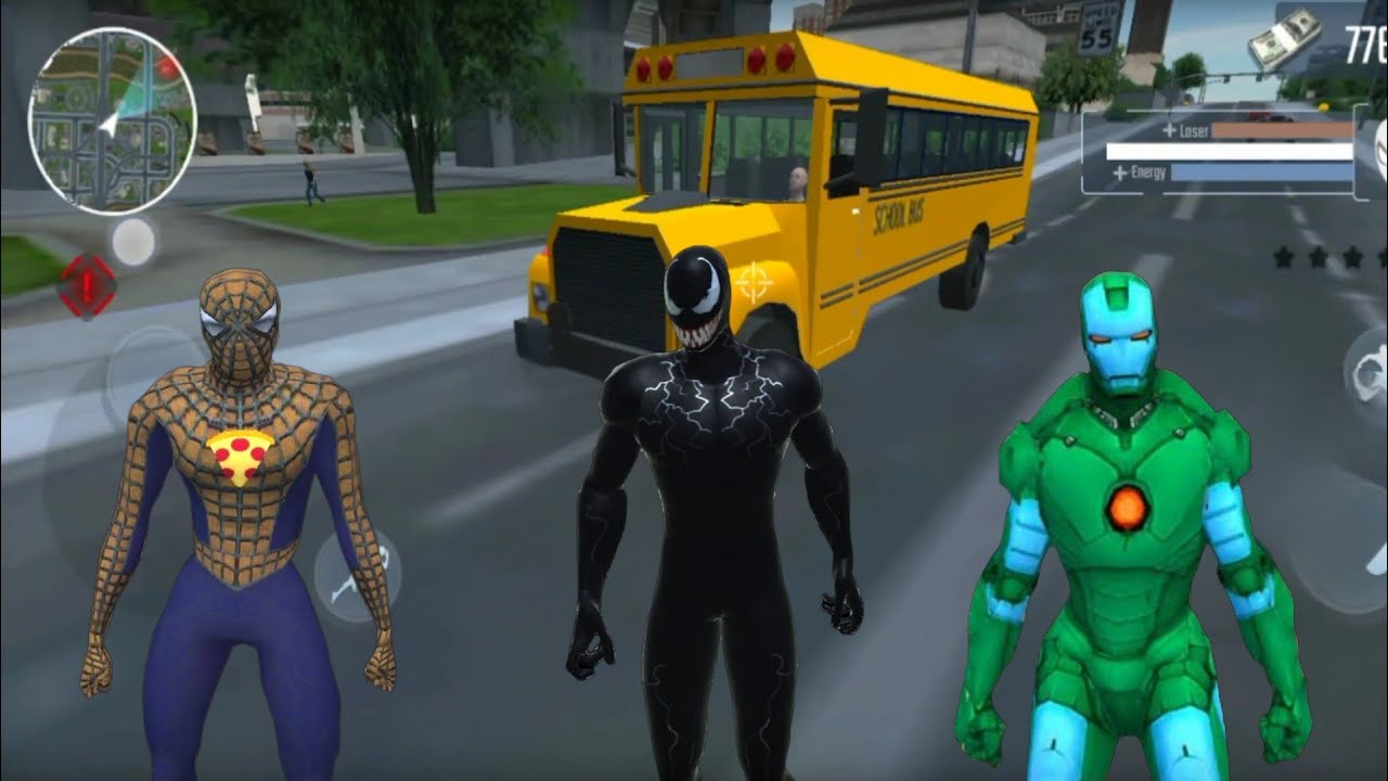 Spider Rope hero | gameplay walkthrogh (ios android) - YouTube