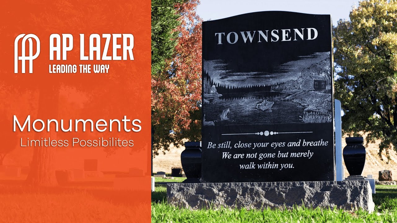 AP Lazer Monument Engraving - YouTube