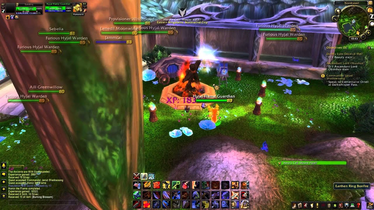 WoW Cataclysm - The Ancients are With Us and Honor the Flame and ...