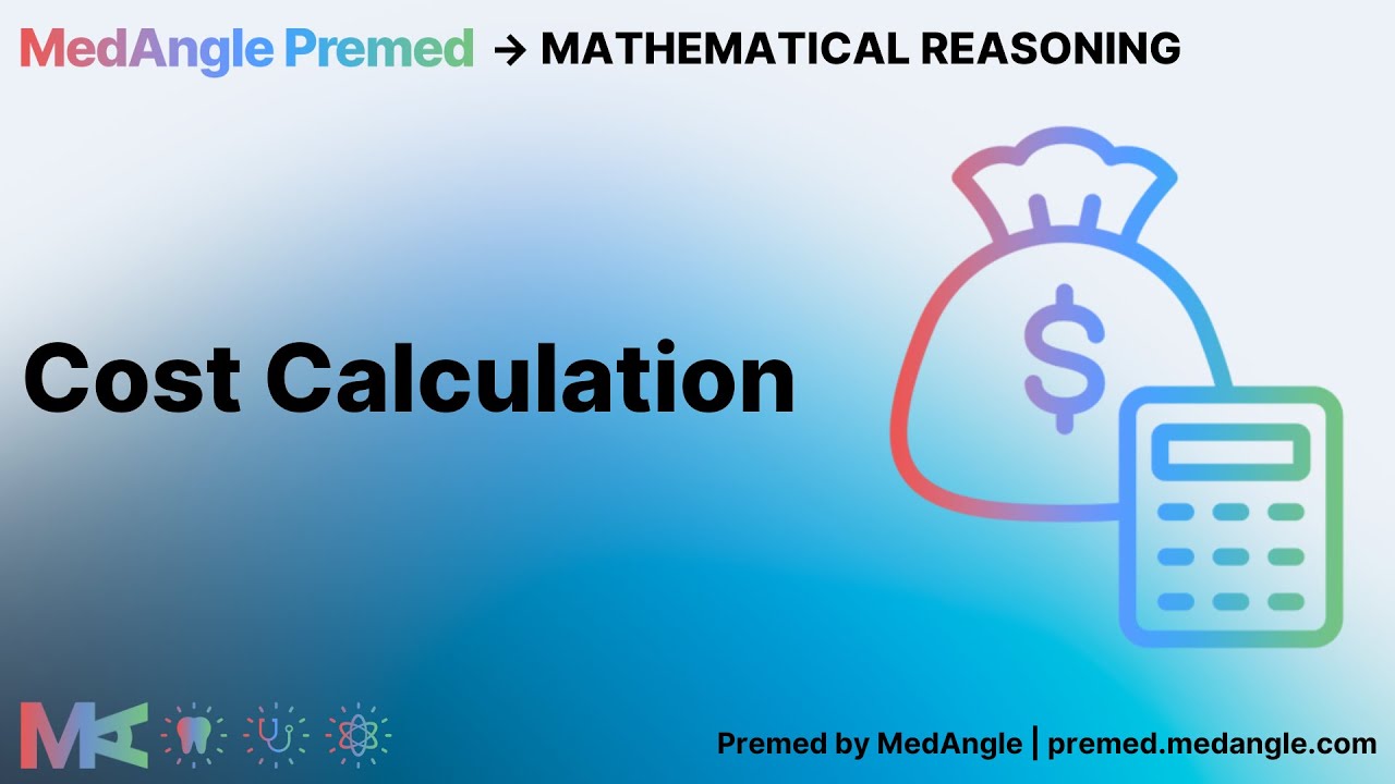 Mathematical Reasoning - Cost Calculation [English/Urdu] | Premed by ...