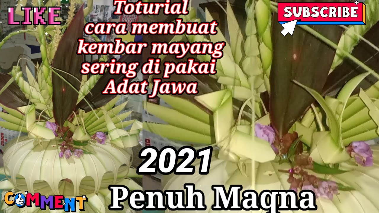 Toturial Cara Membuat Kembar mayang Sakral,paling sering di gunakan ...