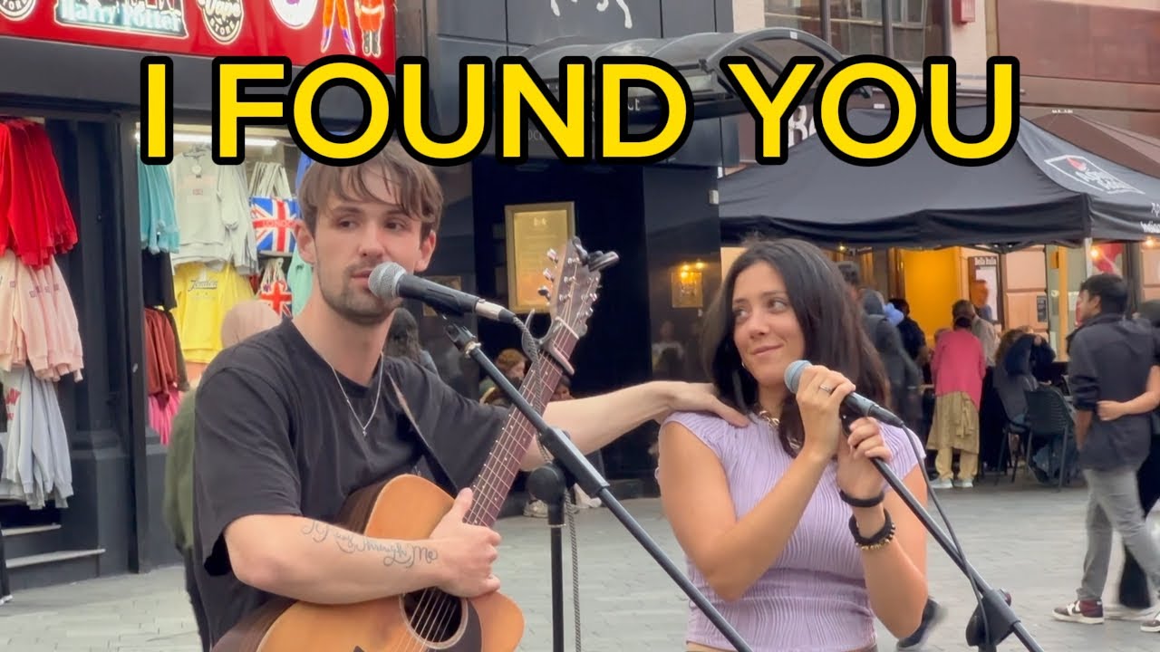 This couple MET singing on the STREETS | Leire & Atticus Blue - I Found ...