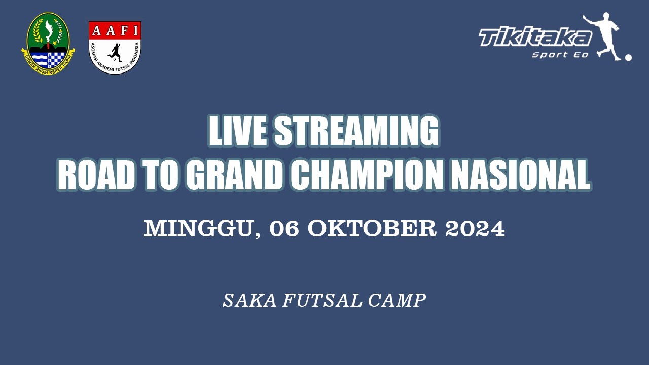 FUTSAL TOHO VS GRAF FUTSAL | SEMI FINAL PLAY OFF JABAR 2 U13 | SAKA ...