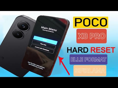 Poco X8 Pro Elle format atma,Sıfırlama,Hard Reset.📲 Unutulan Desen veya şifre için..