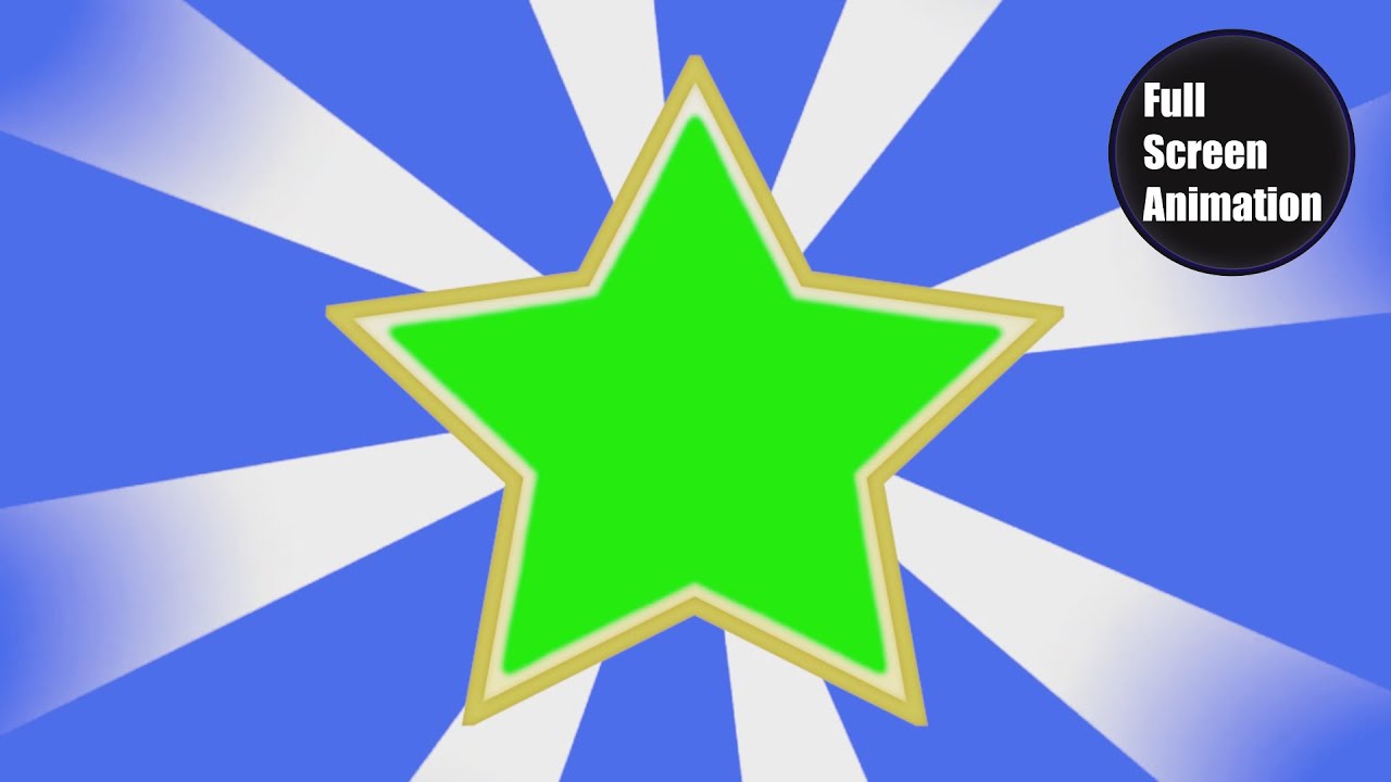 Star Green Screen Effect Animation Background Effect / Green screen ...