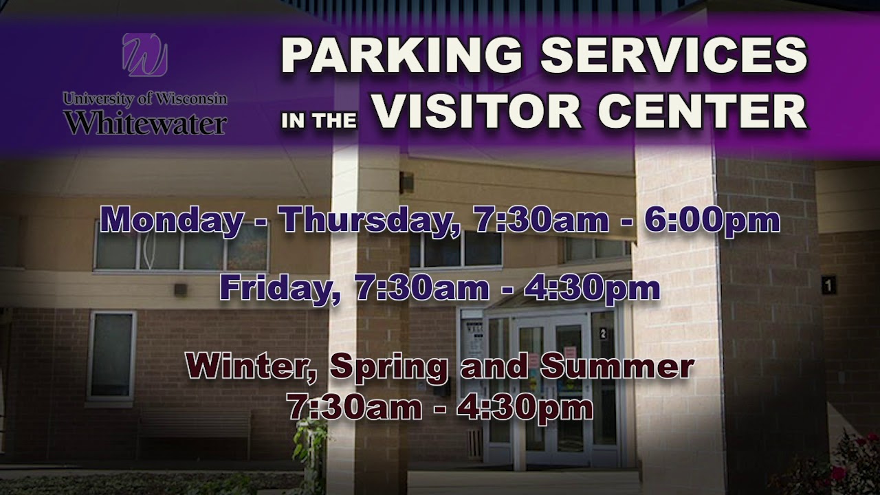 UW-Whitewater Parking Services - "Paying Your Ticket" - YouTube