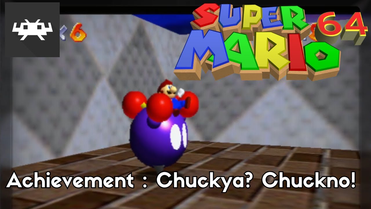Super Mario 64 100% - Achievement : Chuckya? Chuckno! #89 - YouTube