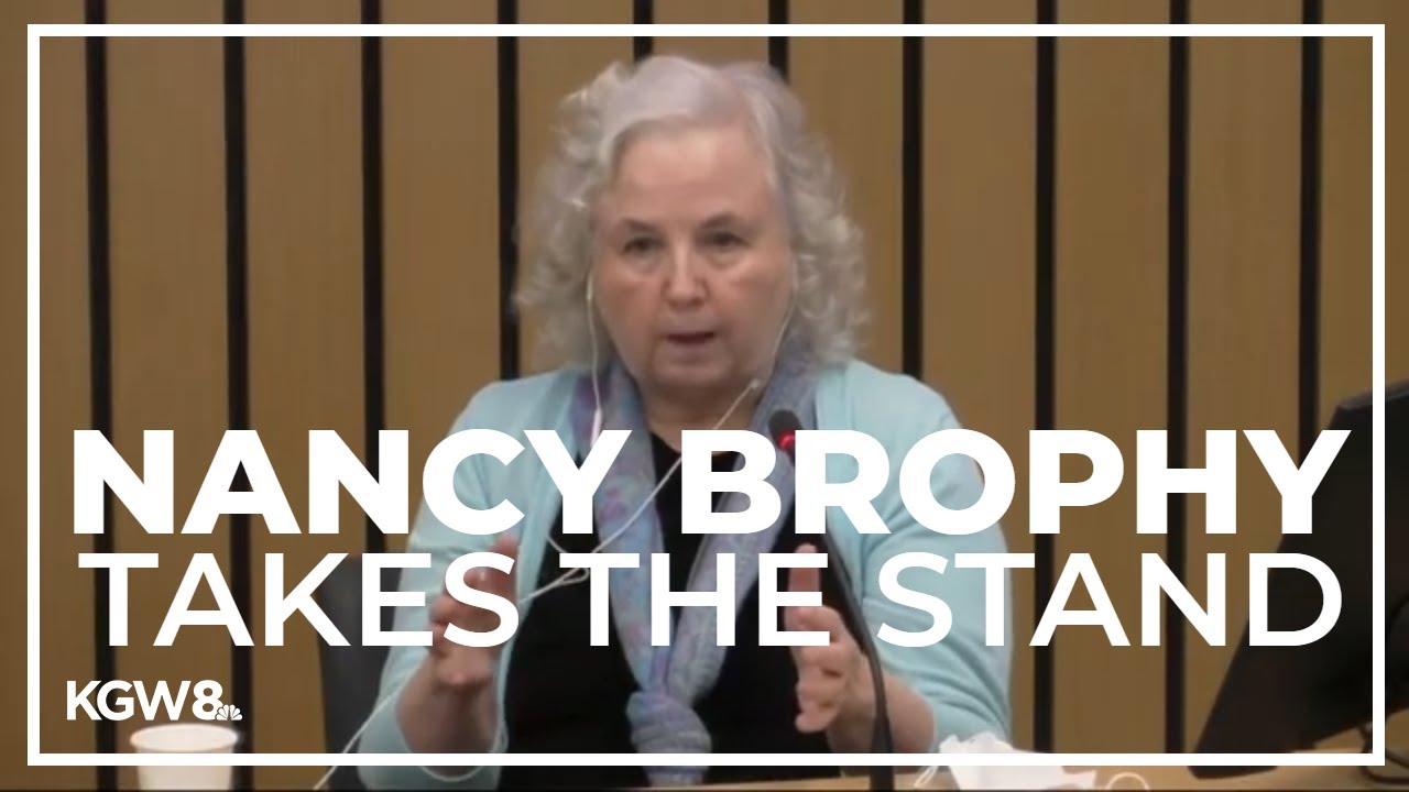 Nancy Brophy takes the stand in trial over husband’s death - YouTube