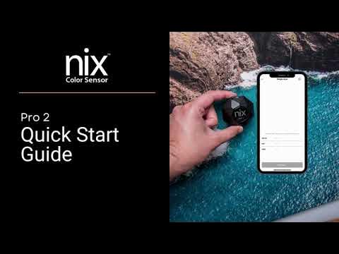 Nix Pro 2 Color Sensor - Quick Start Guide - YouTube