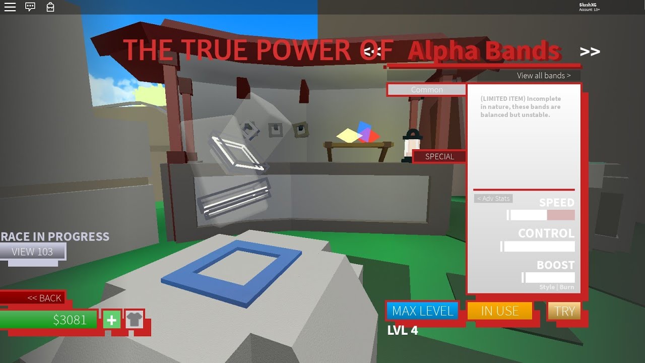 The Power of MAX LEVEL ALPHA BANDS | Boost Vector | ROBLOX Gameplay | - YouTube
