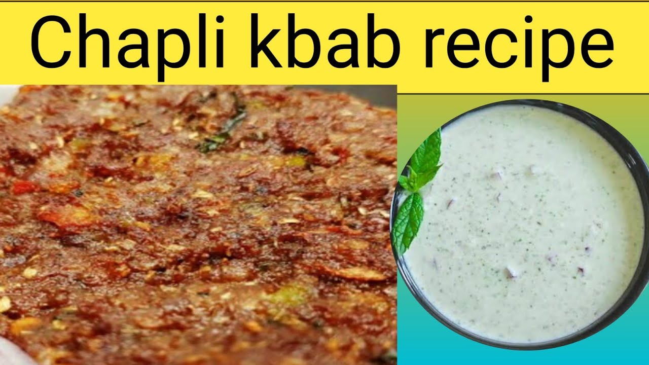 Original chapli kbab recipe | How to make chapli kbab recipe... - YouTube
