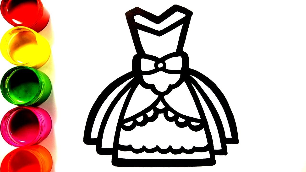 Rainbow bride's dress Warna Warni Belajar Menggambar dan Mewarnai untuk ...