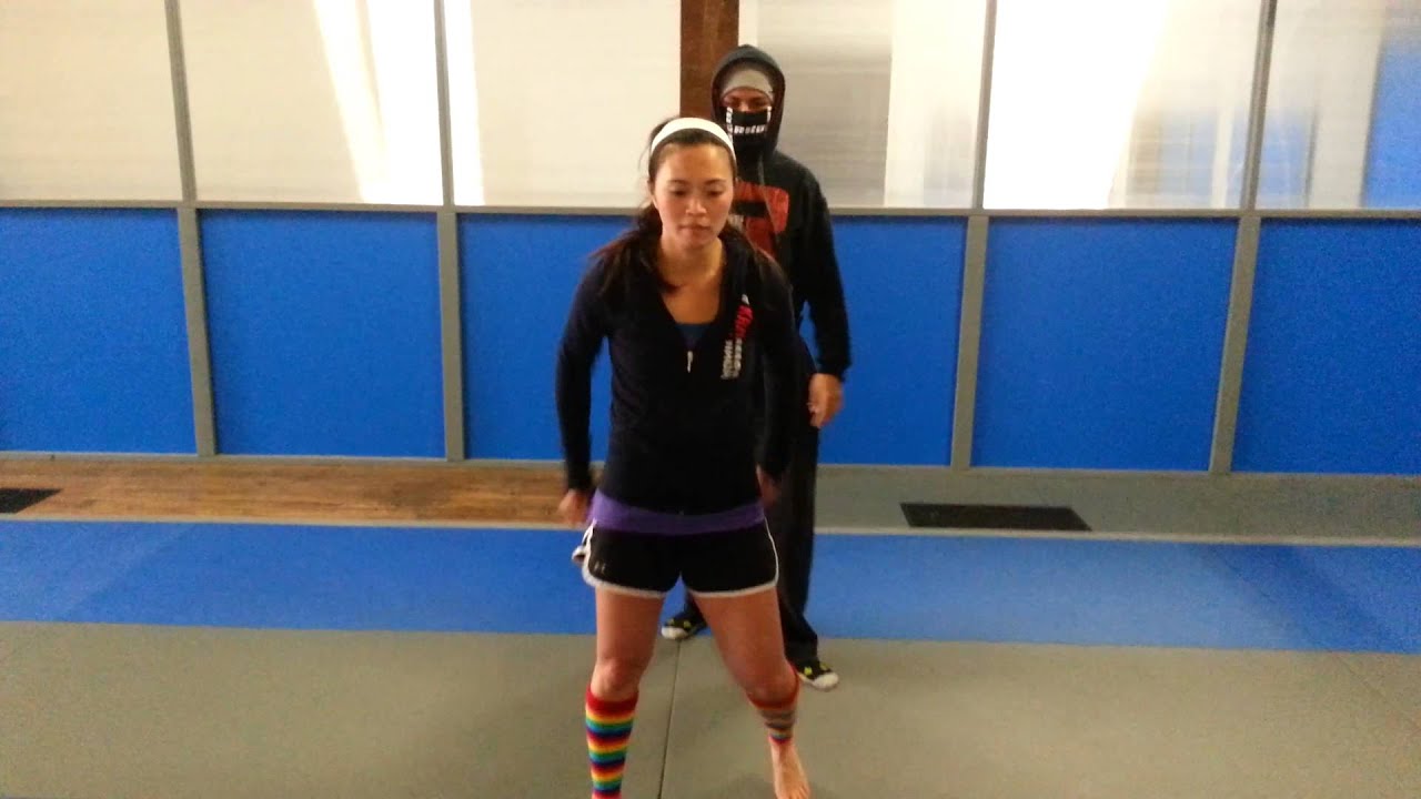 Krav Maga Choke From Behind - YouTube