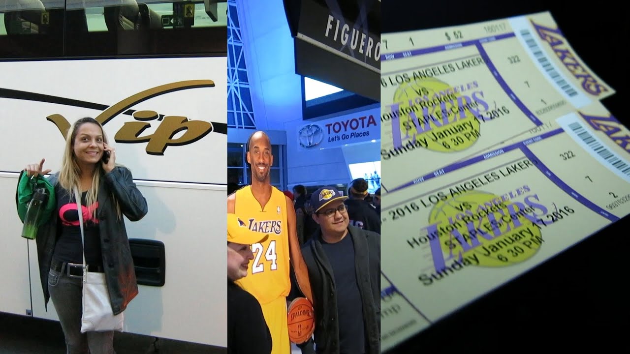 VIP HEADING TO THE LAKER'S GAME!! - Lets Go Kobe - YouTube