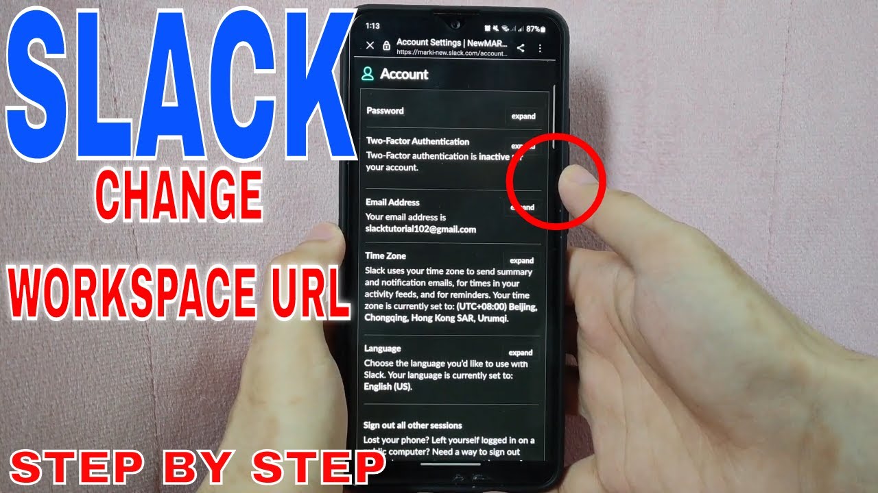 How To Change Workspace URL On Slack 🔴 - YouTube
