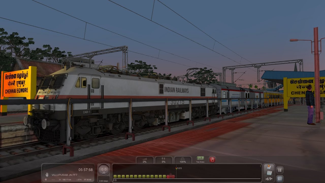22671/Chennai Egmore - Madurai Tejas Express (Train Simulator) - YouTube