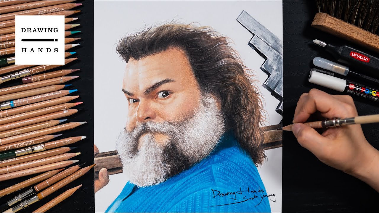 Drawing A MINECRAFT MOVIE - Steve [Drawing Hands] - YouTube