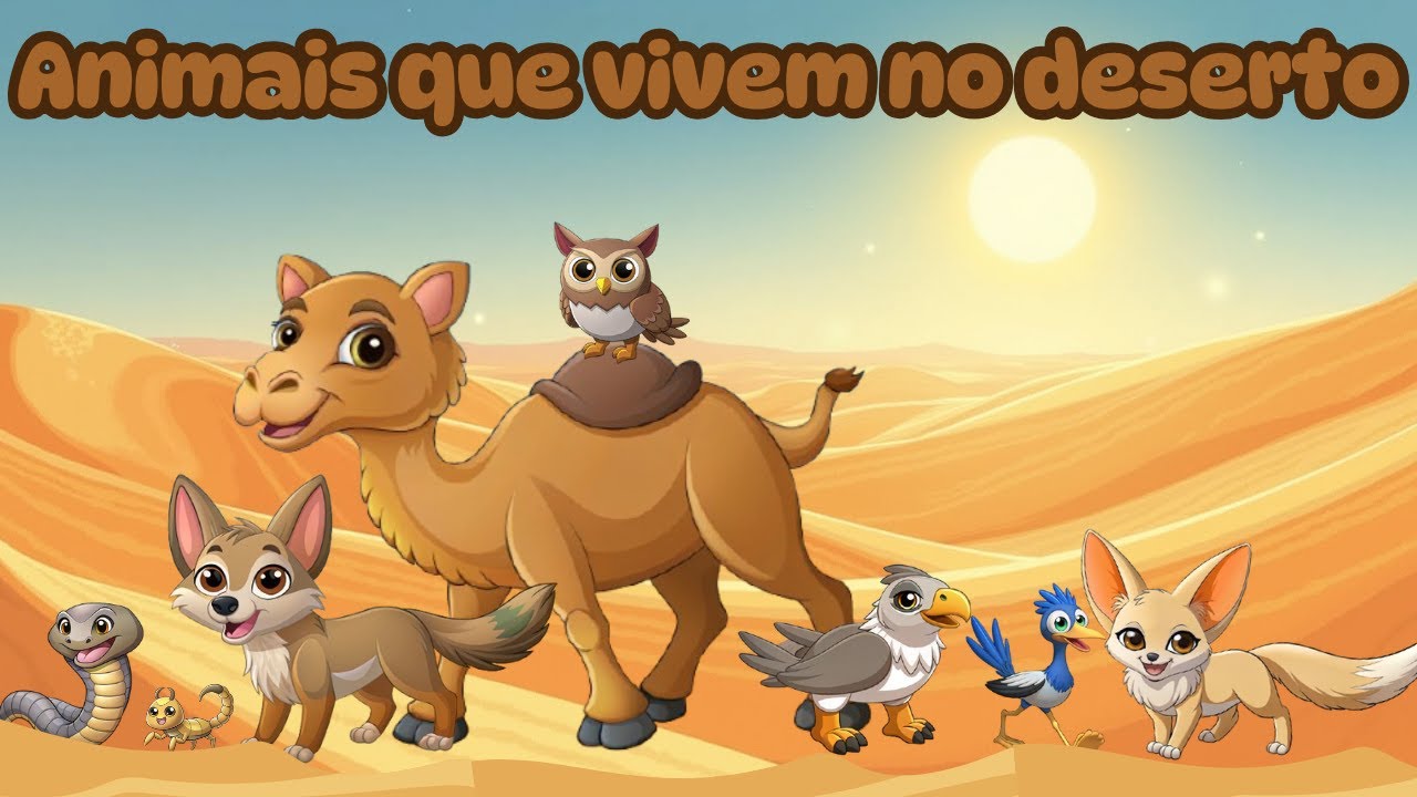 🏜️🐪 Conheça os Animais do Deserto! | Aprenda Brincando 🌵 - YouTube