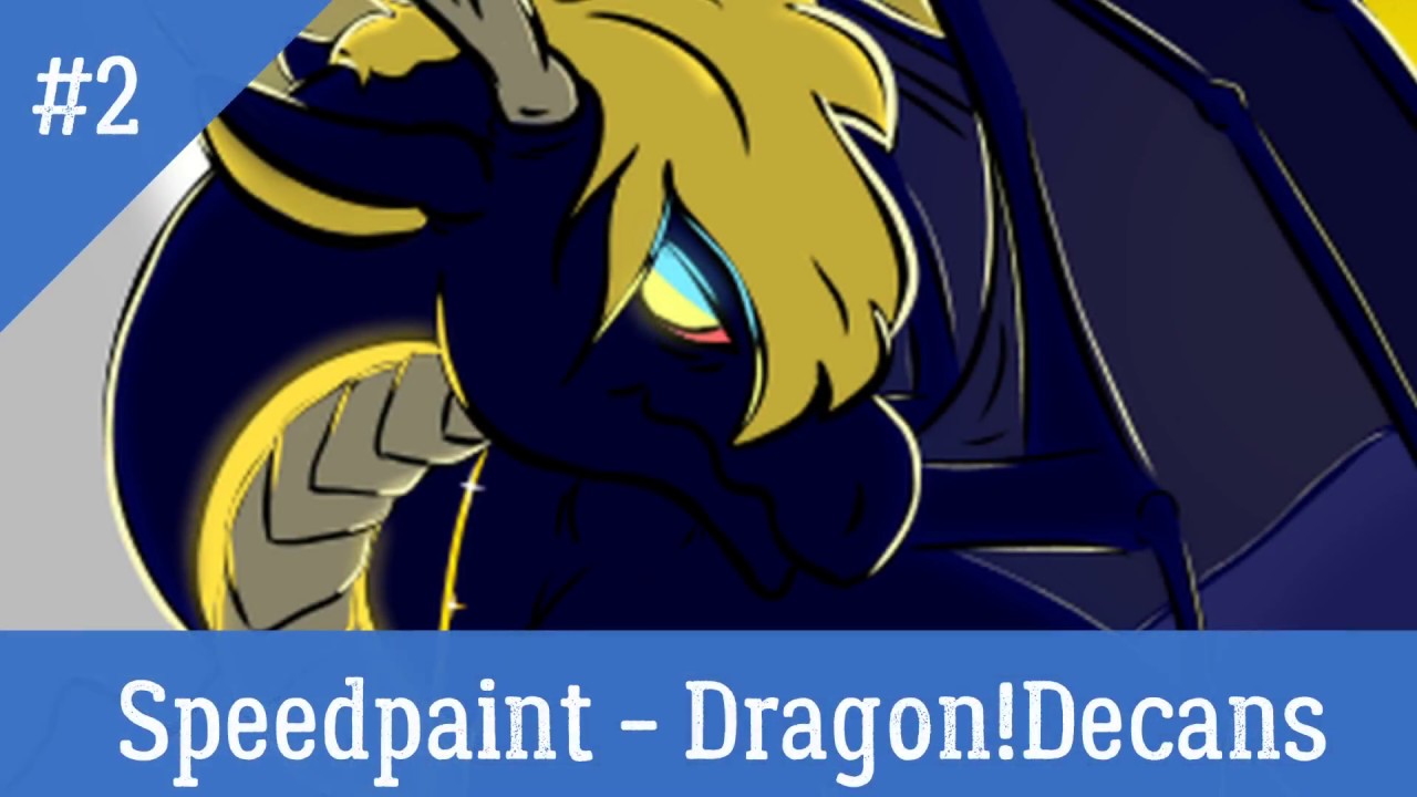 Speedpaint #2 - Dragon!Decans - YouTube