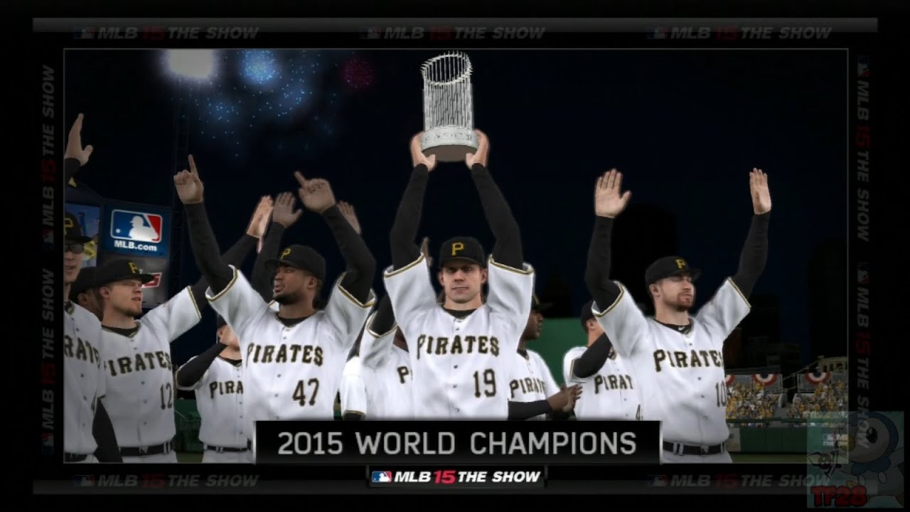 MLB 15 The Show - Pittsburgh Pirates World Series Celebration - YouTube
