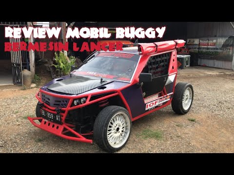 Review mobil buggy bermesin Mitsubishi lancer - YouTube