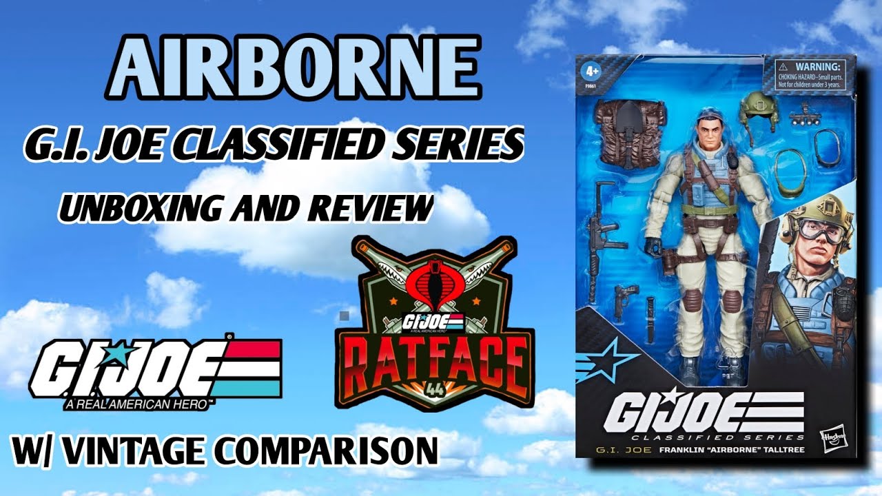 Airborne | G.I. Joe Classified Series Unboxing And Review # ...