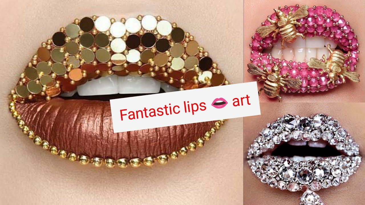 Very very stylish, wonderful,lovely,crazy lips 👄 art collection ...