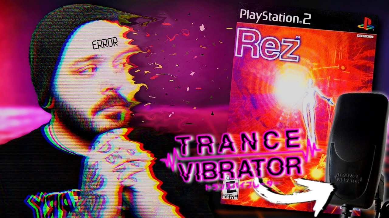 Rez on PlayStation 2 with Trance Vibrator! - YouTube