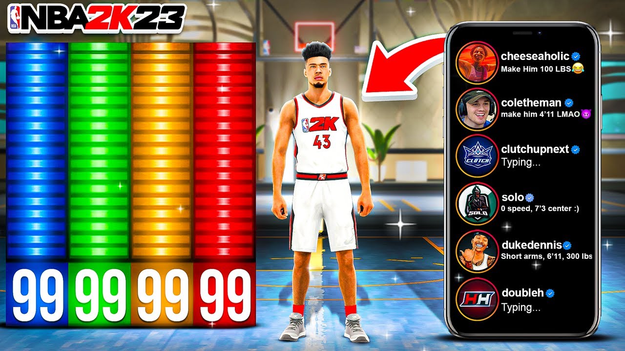 I Let 2K YOUTUBERS Create My FINAL BUILD in NBA 2K23.. - YouTube